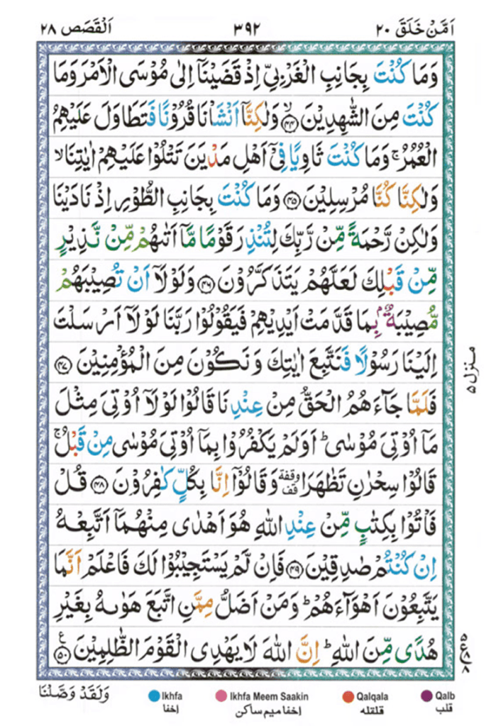 Read Juzz 20 of Quran - 20th Parah - Meri Web