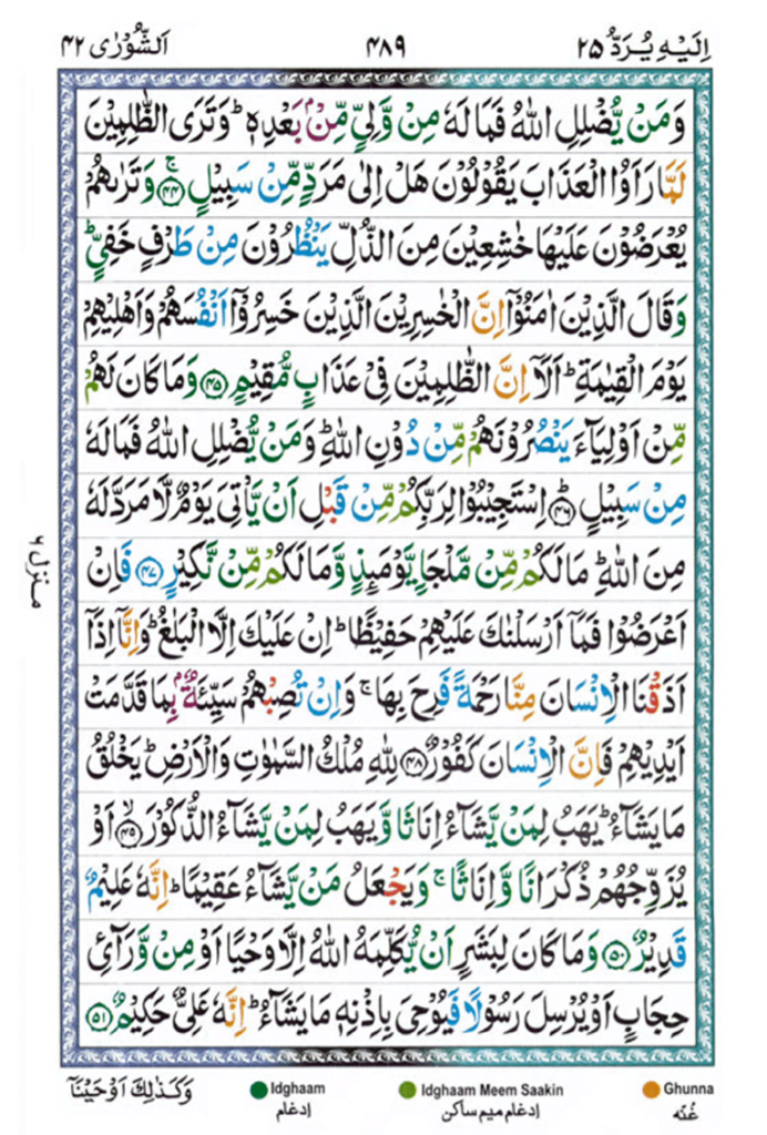 Read Quran Juzz 25 - 25 Parah - Meri Web