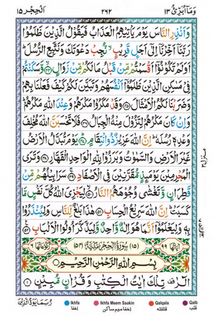 Read Quran Juzz 13 - 13th Parah - Meri Web
