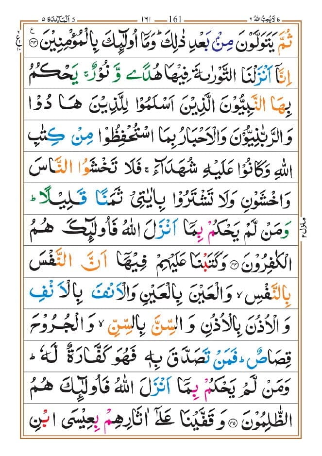Surah Al Maidah (The Table Spread) - Meri Web