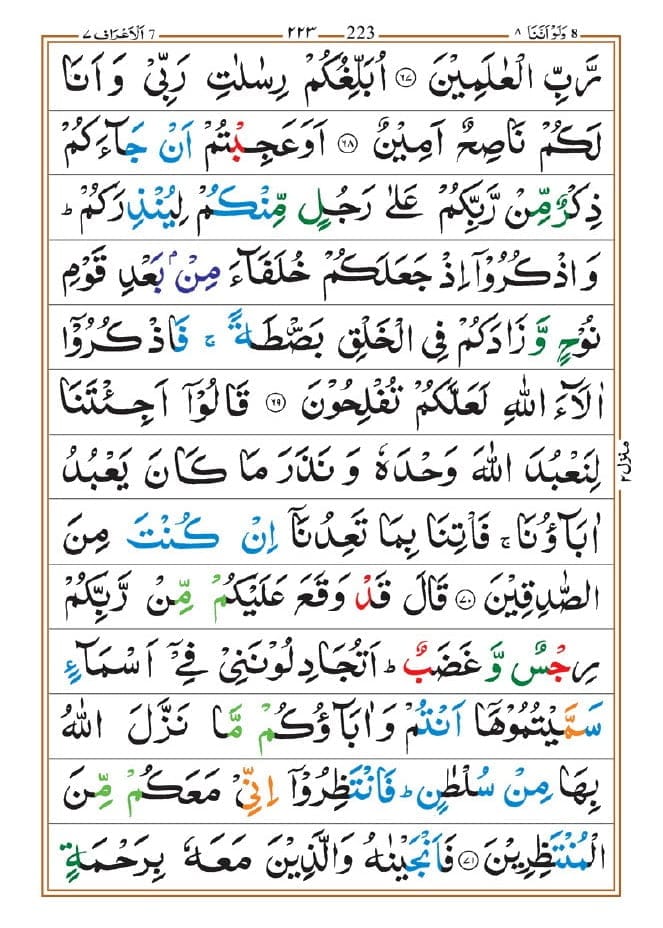 Surah Al Araf - Meri Web