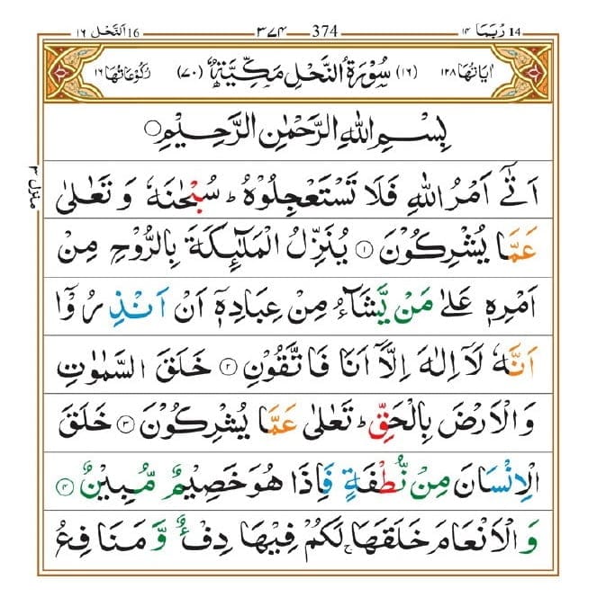 Surah An Nahl - Meri Web